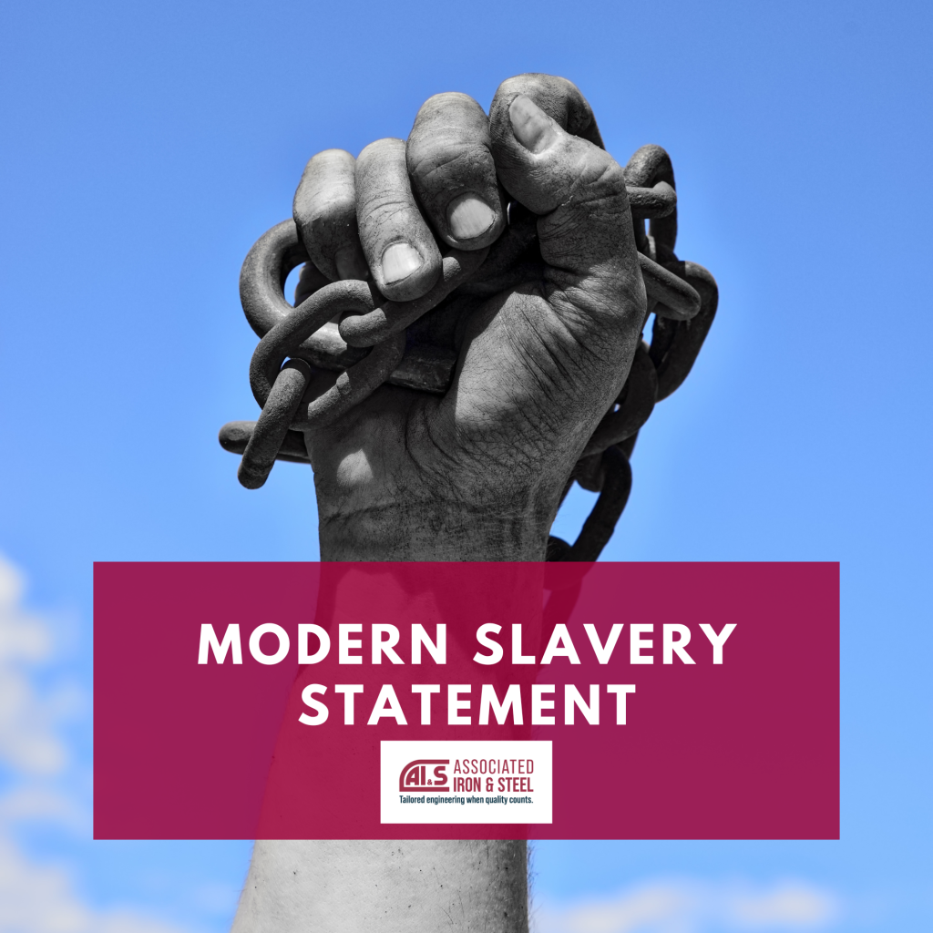 🛑 New Commitment: Modern Slavery Statement 🛑 – Associated Iron & Steel